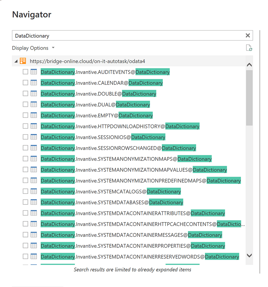 SQL Editor view in Power BI / Autotask - invantive